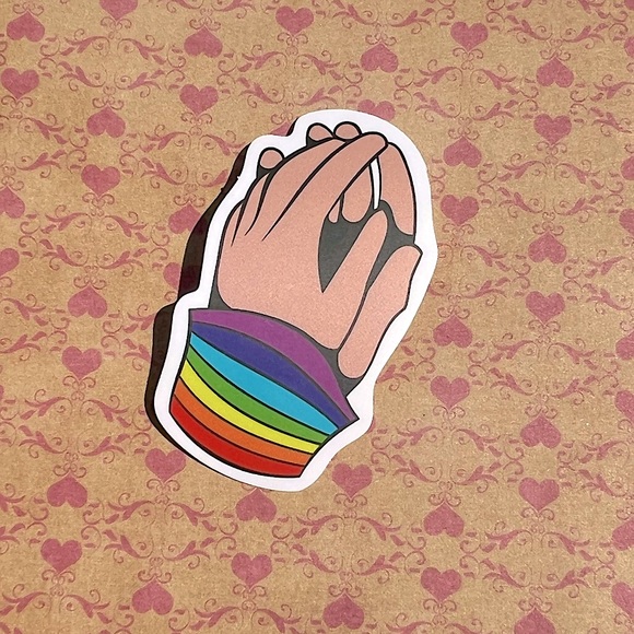 Hand Crafted | Design | Cuff Pride Lgbtqia Rainbow Vibrant Pride Single ...